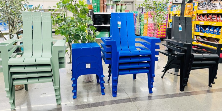 Last Day! Stackable Adirondack Chairs w/ Cupholders Just $17.50 on ...