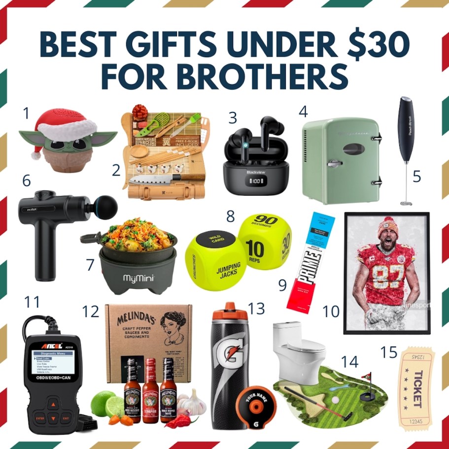 15 Gifts for Brothers Under - All $30 & Under | Hip2Save