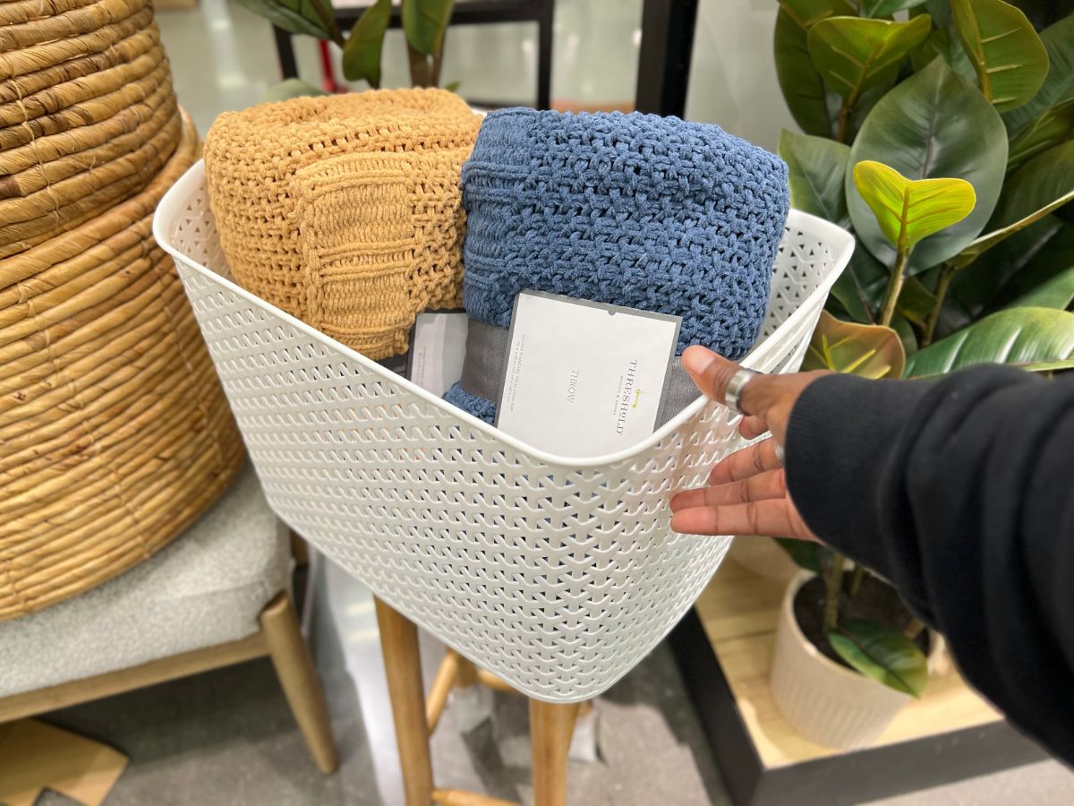 BOGO Free Target Brightroom Storage | Woven Baskets & Bins from $2 Each ...
