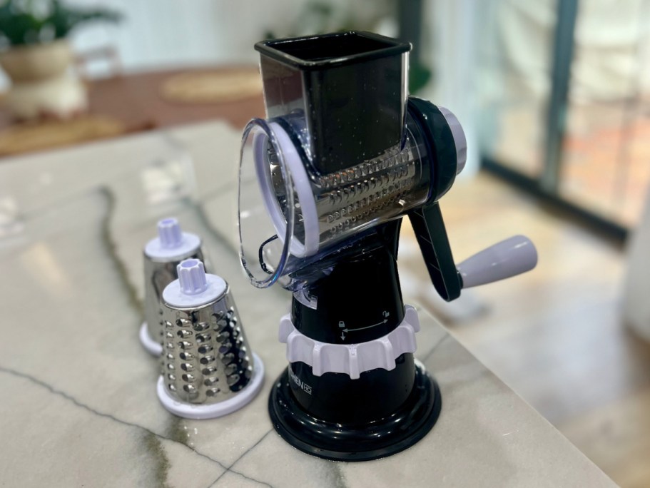 Kitchen HQ Speed Grater & Slicer Just $20.45 Shipped | Includes Base ...