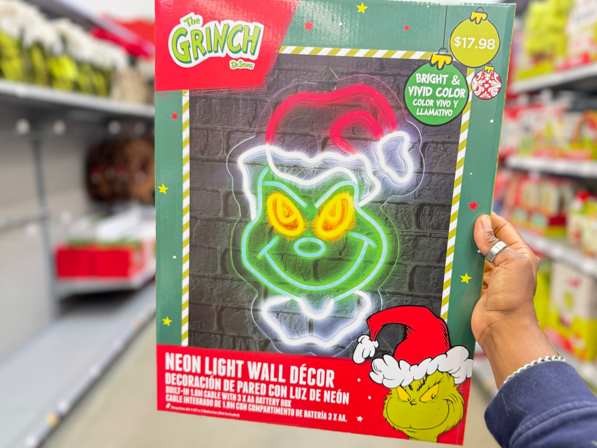New Grinch Christmas Decor at Walmart | Throw Pillows, Countdown ...