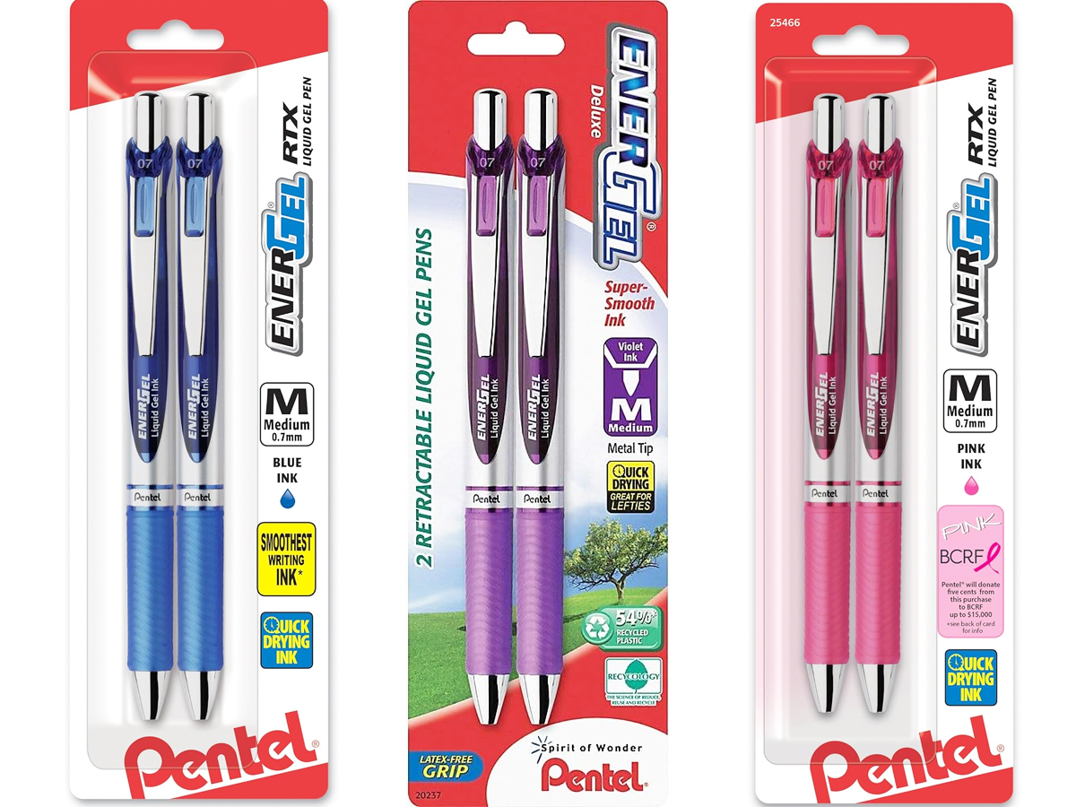 Pentel EnerGel Pens 3-Pack Just $3.79 Shipped on Amazon | Hip2Save
