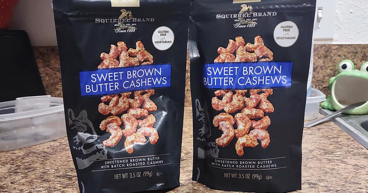 Squirrel Brand Sweet Brown Butter Cashews Just $2 Shipped on Amazon ...