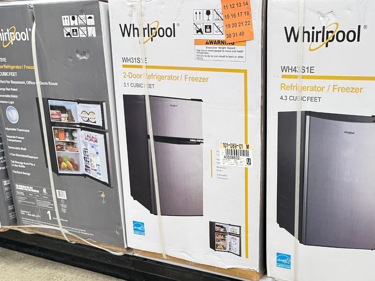 Whirlpool Stainless Steel Mini Fridge w/ Freezer Only $129.99 on Target ...