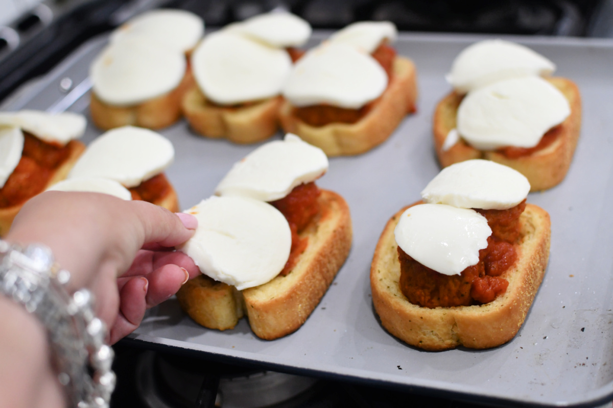 Open-Faced Texas Toast Meatball Subs (Easy Meal Hack!)