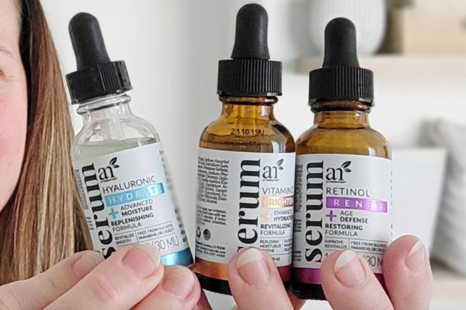 Artnaturals Anti-Aging Serums Set Just $16 Shipped on Amazon | Vitamin C, Retinol, & Hyaluronic ...
