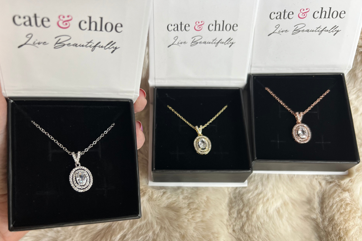 Cate & Chloe Pendant Necklace Only $18 Shipped | Comes in Gift Box ...