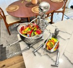 DIY Halloween Skeleton Candy Bowl (Pottery Barn Inspired Craft!)