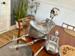 DIY Halloween Skeleton Candy Bowl (Pottery Barn Inspired Craft!)