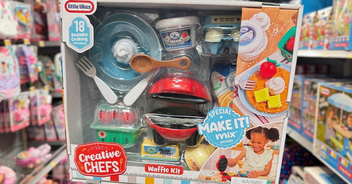 Little Tikes Creative Chefs Waffle Kit Just $19.72 on Walmart.com (May ...