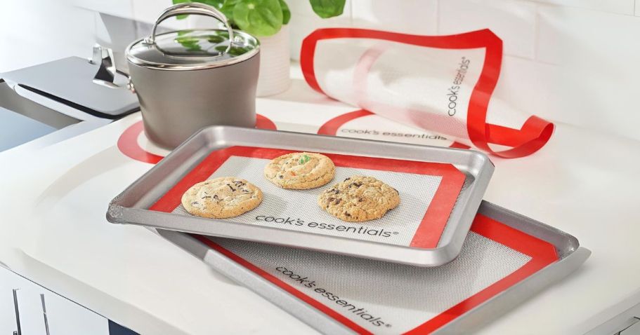 Cook's Essentials 5-Piece Silicone Baking Mats Just $11.99 Shipped ...