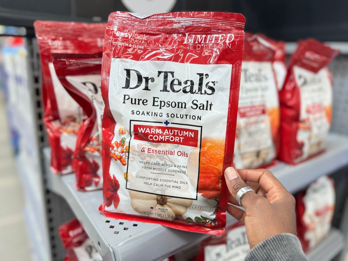 Dr Teal's Epsom Salt Limited Edition Fall Scent 3Lb Bags Only $5.87 on ...