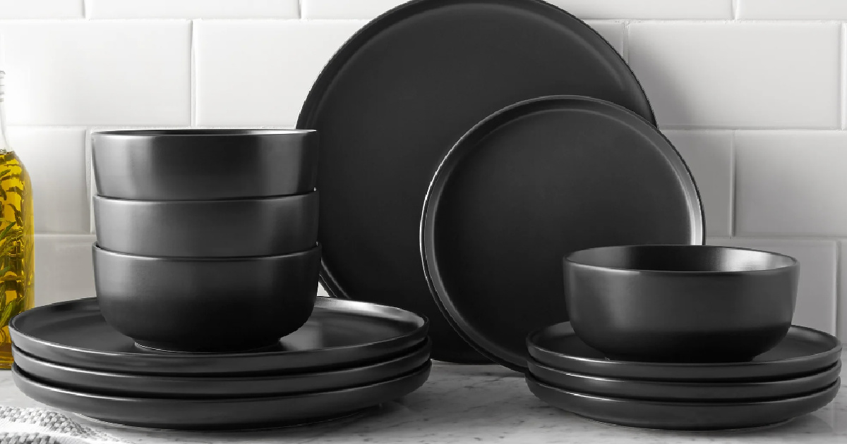 Mainstays 12-Piece Dinnerware Set Just $8.75 on Walmart.com (Reg. $22 ...