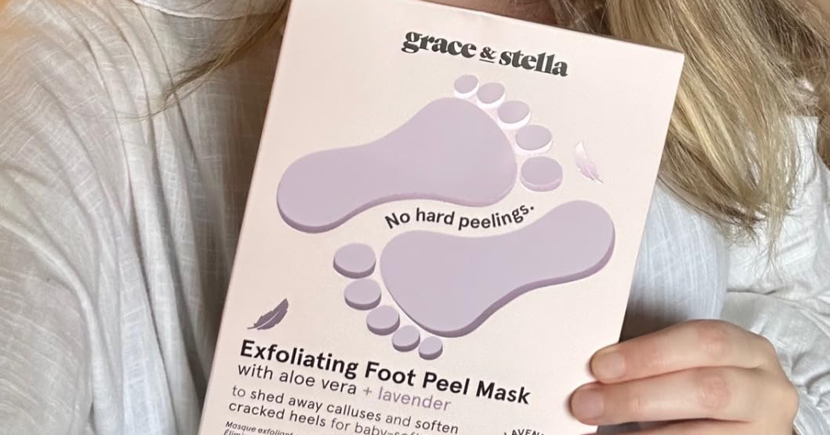 Grace & Stella Foot Peeling Masks 2-Pack Just $5 Shipped on Amazon (Reg ...
