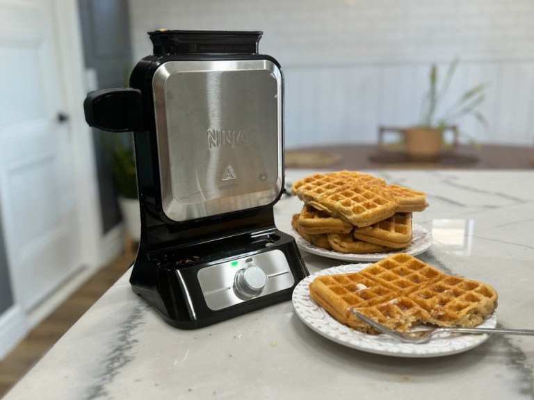 Ninja Vertical Neverstick Belgian Waffle Maker from $39.98 Shipped (Reg ...