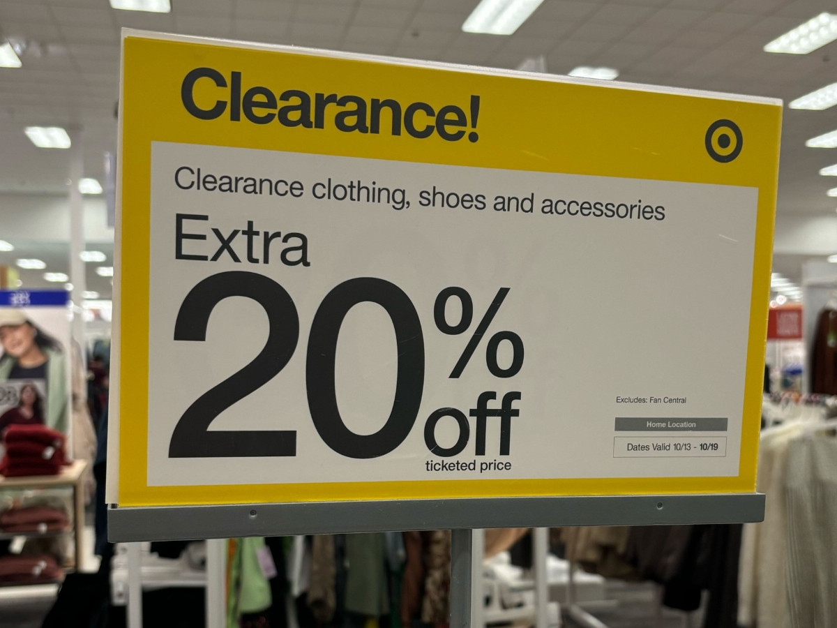 GO! Possible EXTRA 20% Off Target Clearance Clothing, Shoes, & Accessories!
