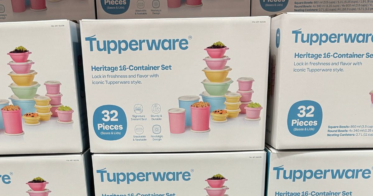 Tupperware Heritage Storage Containers 32-Piece Set ONLY $69.99 at ...