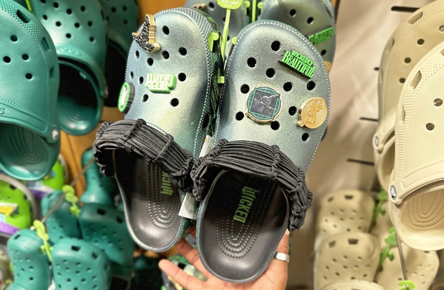 Up to 55% Off Wicked x Crocs Collection | Elphaba Clogs Just $41.99 ...