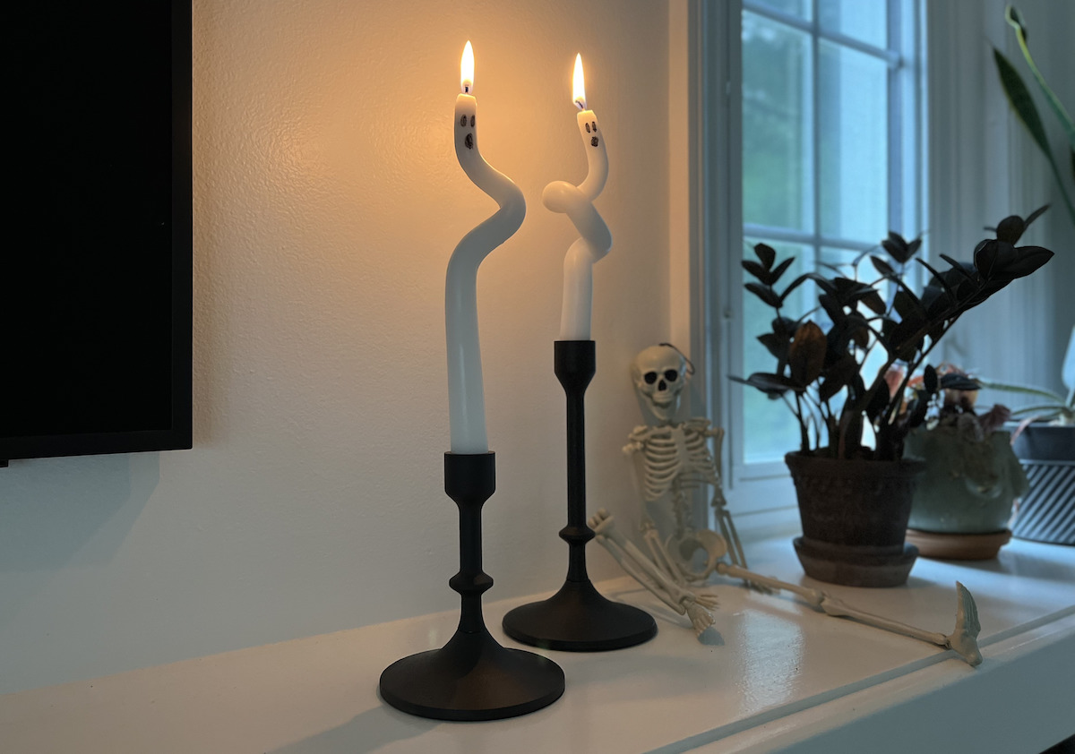 Easy DIY Ghost Candles Using Just Hot Water | Hip2Save