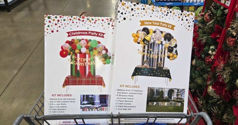 Sam's Club Christmas & New Years Party Decorating Kits $29.88 ...
