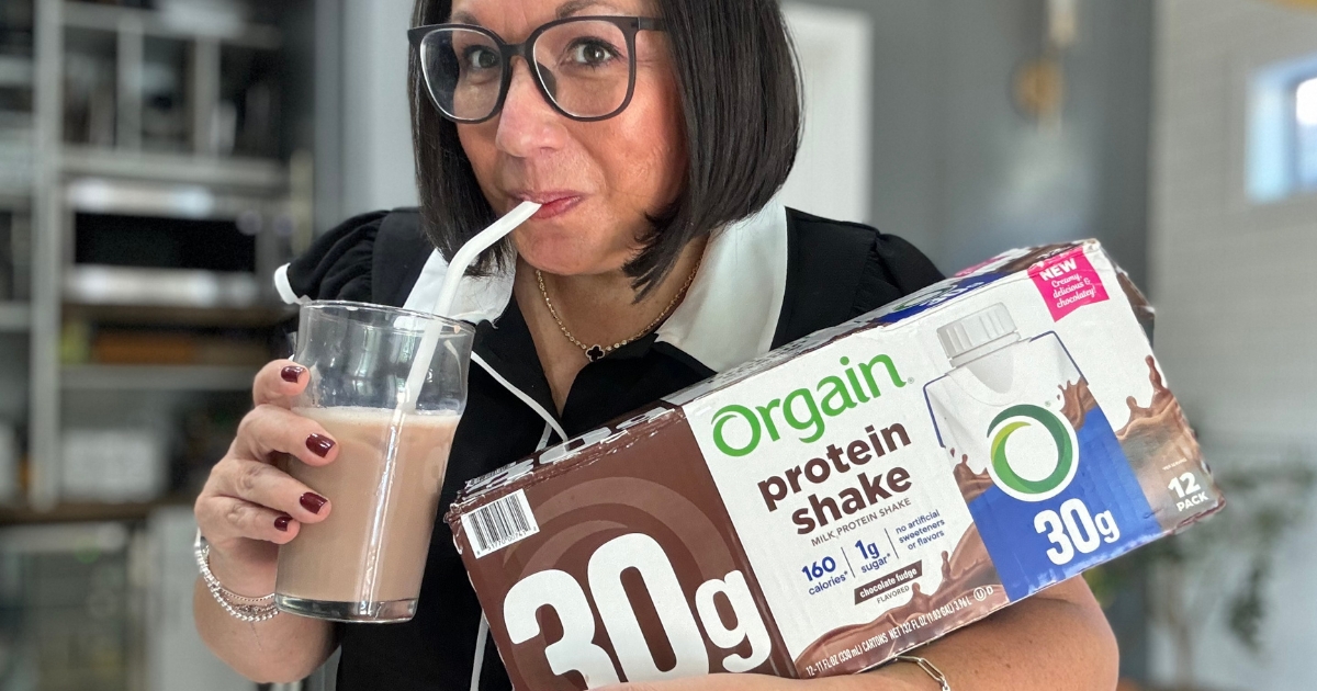 Orgain Protein Shake 4-Pack Just $2.49 After Cash Back at Target | They ...