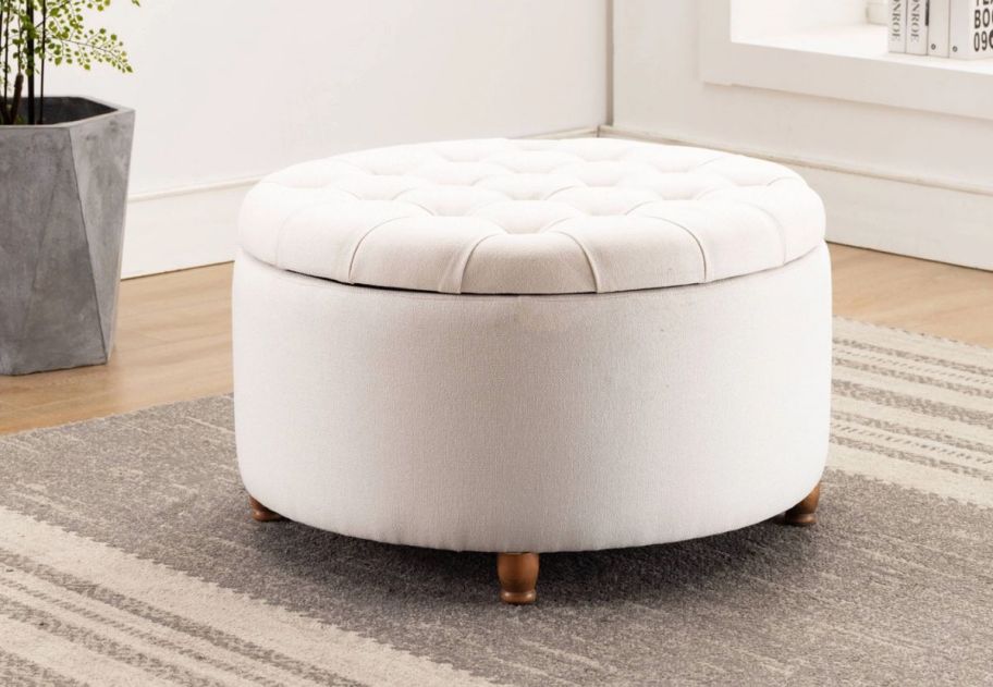 40% Off Target Furniture | Tufted Storage Ottoman Only $119.99 Shipped ...