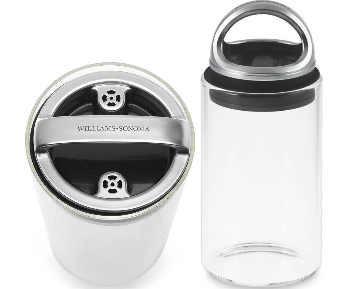 Williams Sonoma 46oz Airtight Glass Storage Container Only $11.99 ...