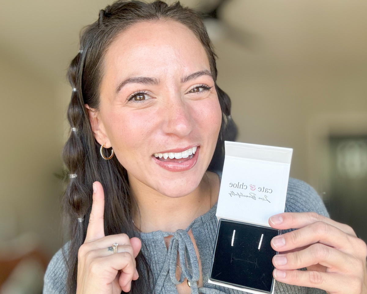 Cate & Chloe Swarovski Crystal Hoop Earrings Just $14.99 — Gift Box ...