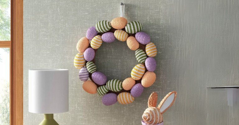Easter & Spring Wreaths from $15 on Target.com | Hip2Save