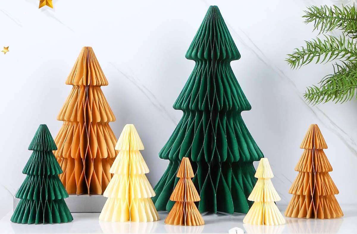 These Pretty Paper Trees Are Our Favorite Christmas Decoration! | Hip2Save