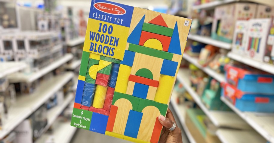 Melissa & Doug 100-Piece Building Blocks Set Only $10 on Amazon (Reg ...