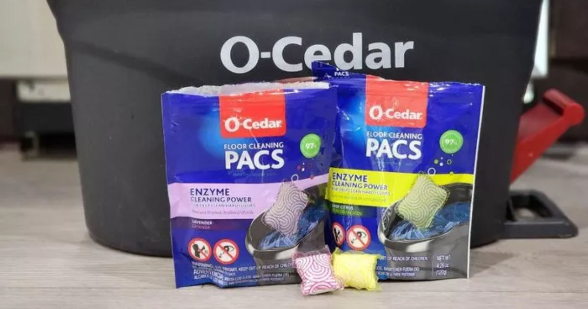 O-Cedar Hard Floor Cleaning Pacs 10-Count Only $4 Shipped on Amazon ...