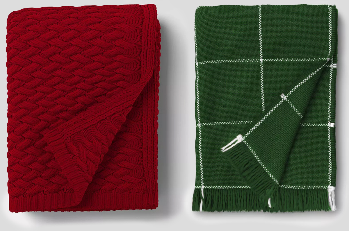 Get 40% Off Target Threshold Throw Pillows & Blankets | Styles from $12 ...