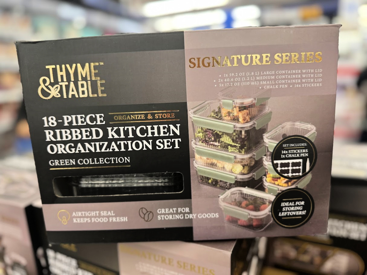 Thyme & Table 18-Piece Storage Container Set Just $15 at Walmart | Hip2Save