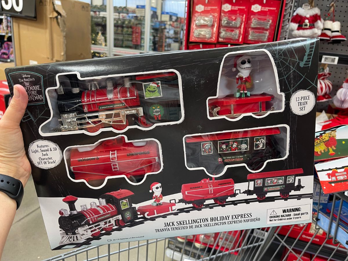 Disney & Grinch Battery-Operated Christmas Train Sets Just $19.96 at ...