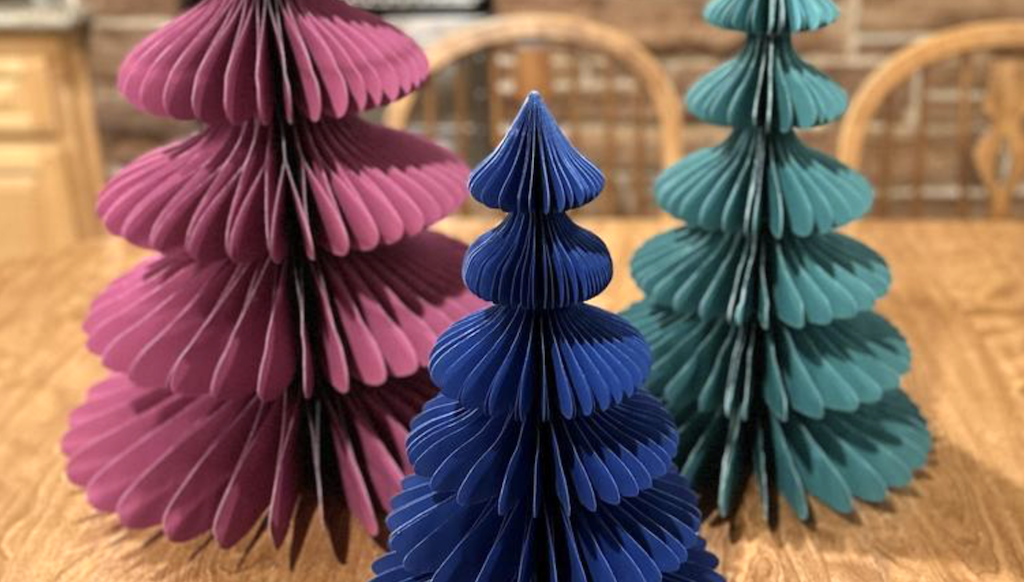 Jump on the Trend This Year! Paper Christmas Trees 3-Pack Only $24.94 ...