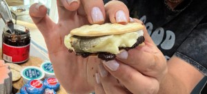 Create a Brie and Fig Savory S'mores Board as a Party Appetizer!