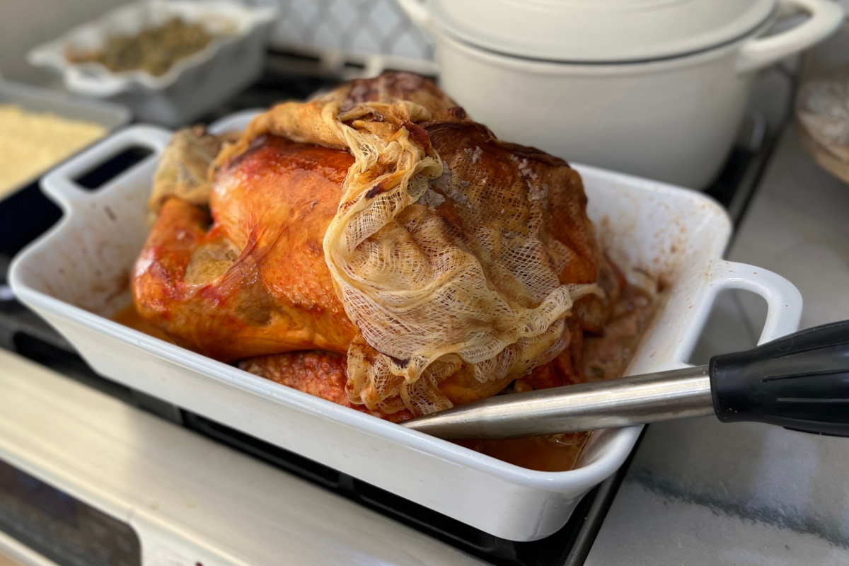 Do Our Viral Cheesecloth Hack for Thanksgiving Now! | Hip2Save