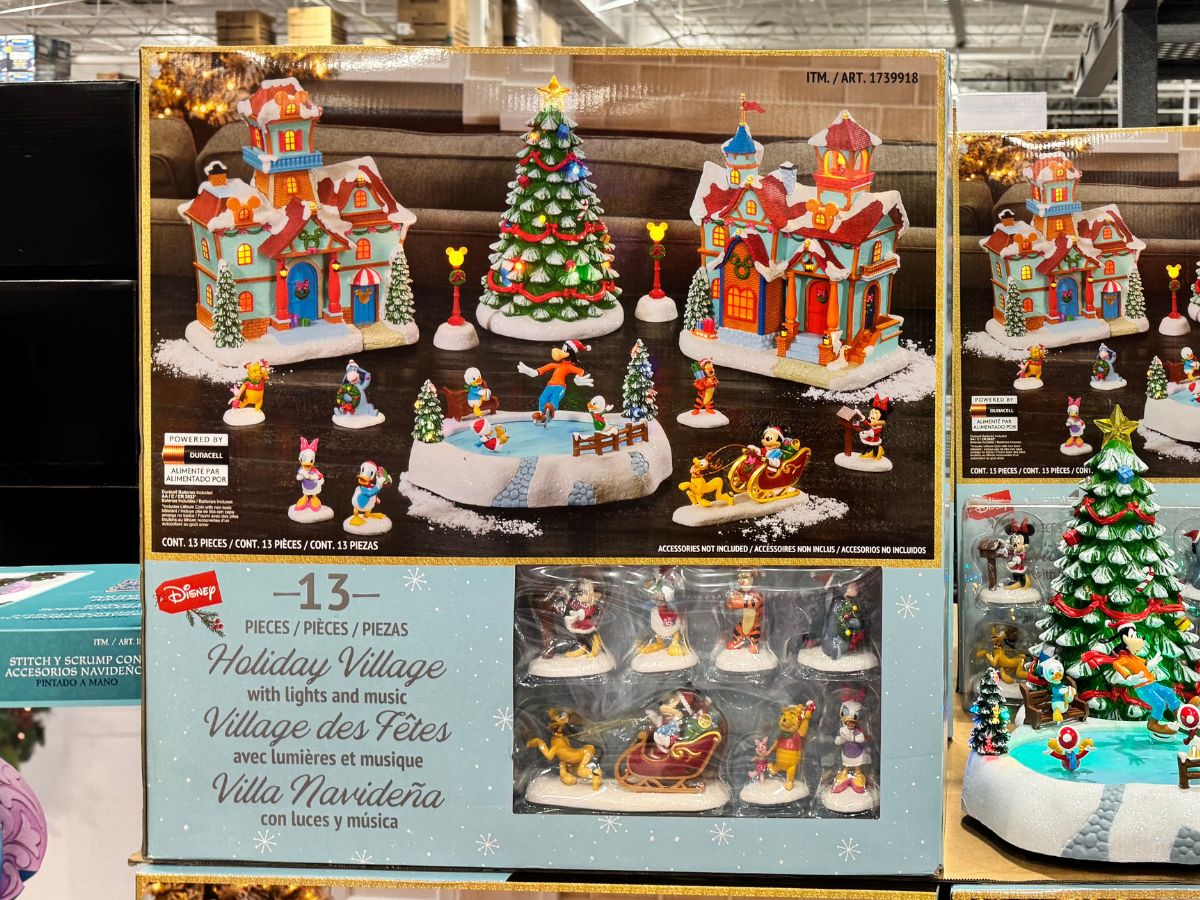 Disney Christmas Village Spotted at Costco (WILL Sell Out!) | Hip2Save