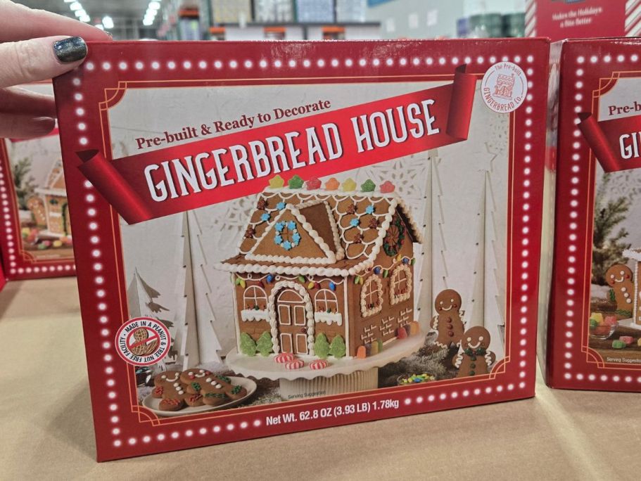 Skip the Stress! Pre-Built Gingerbread Houses Just $13.99 at Costco ...