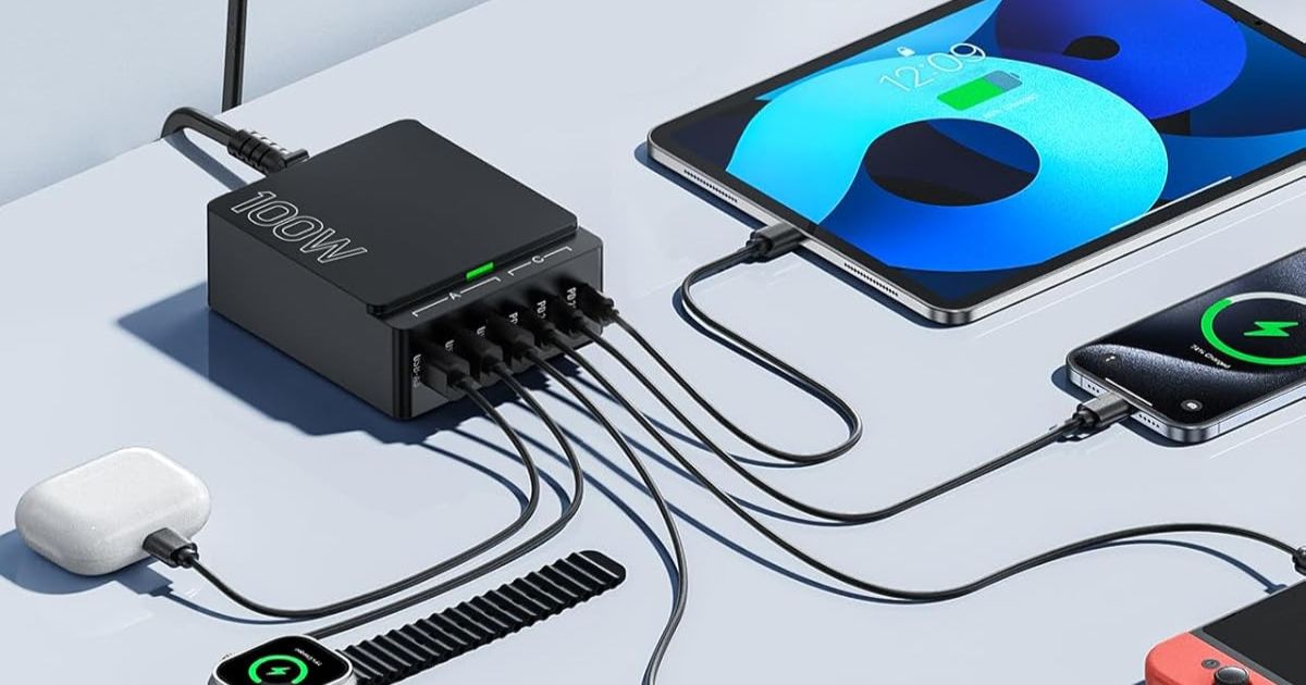 6-Port USB-C Charging Block Only $8.49 on Amazon | Hip2Save