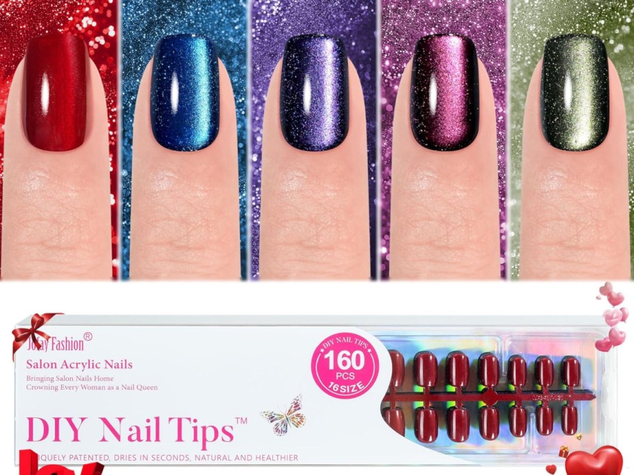 Press-On Nails 120-Piece Set Just $13 on Amazon | Easy At Home Manicure ...