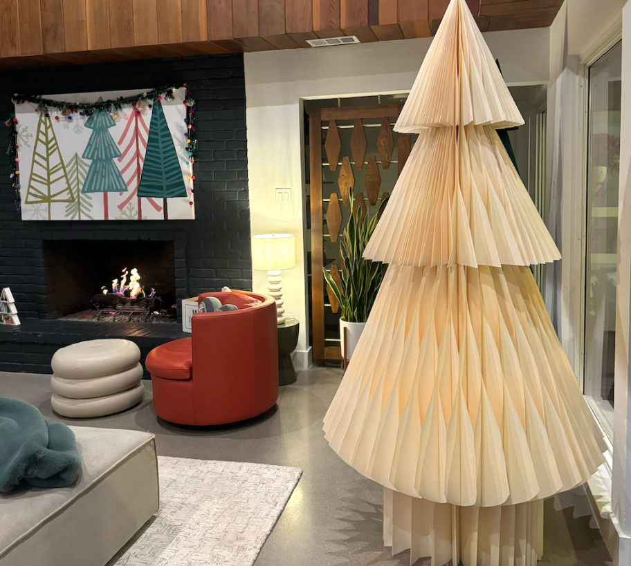 Up to 65% Off West Elm Paper Christmas Trees – $200 Off the HUGE 7 ...