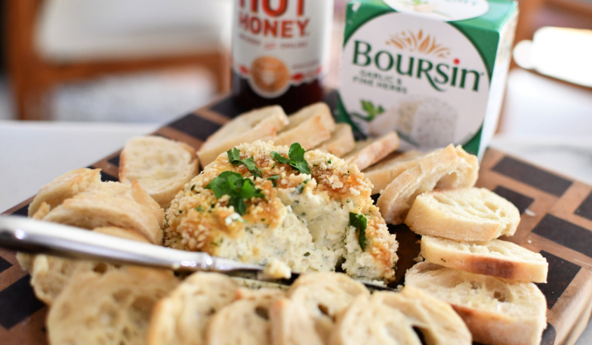 Crispy Baked Boursin Cheese is the IT Holiday Appetizer to Try!