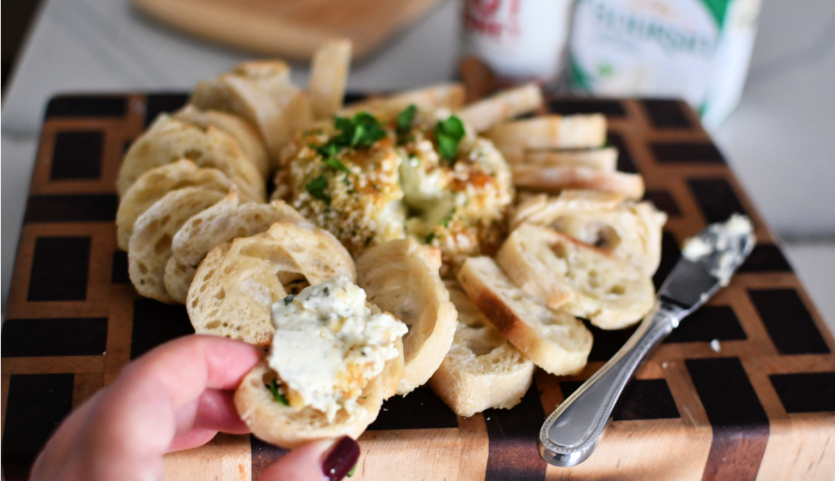 Crispy Baked Boursin Cheese is the IT Holiday Appetizer to Try!