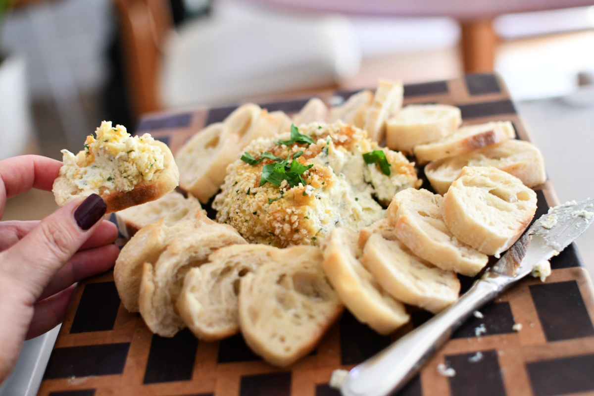 Crispy Baked Boursin Cheese is the IT Holiday Appetizer to Try!