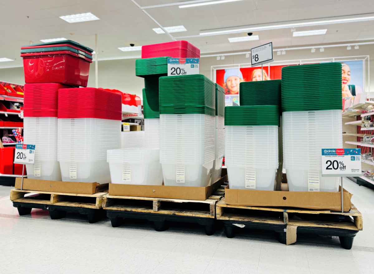 Target Holiday Storage Sale Ends Tonight | Prices from $3 | Hip2Save