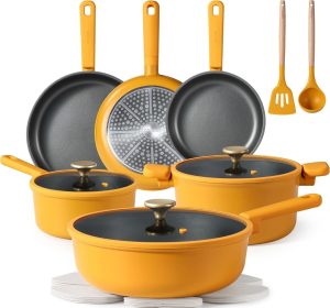 Carote 16-Piece Cookware Sets from $79.99 Shipped (We LOVE The Pink ...