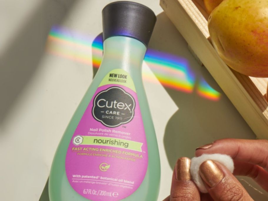 Cutex Nourishing Nail Polish Remover Bottle Just $1 Shipped on Amazon ...