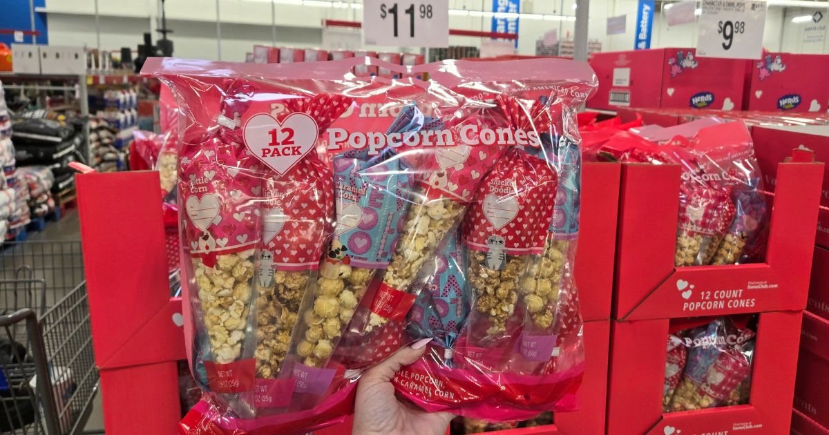 NEW Valentine's Day Treats at Sam's Club | Popcorn Cones, Animal ...